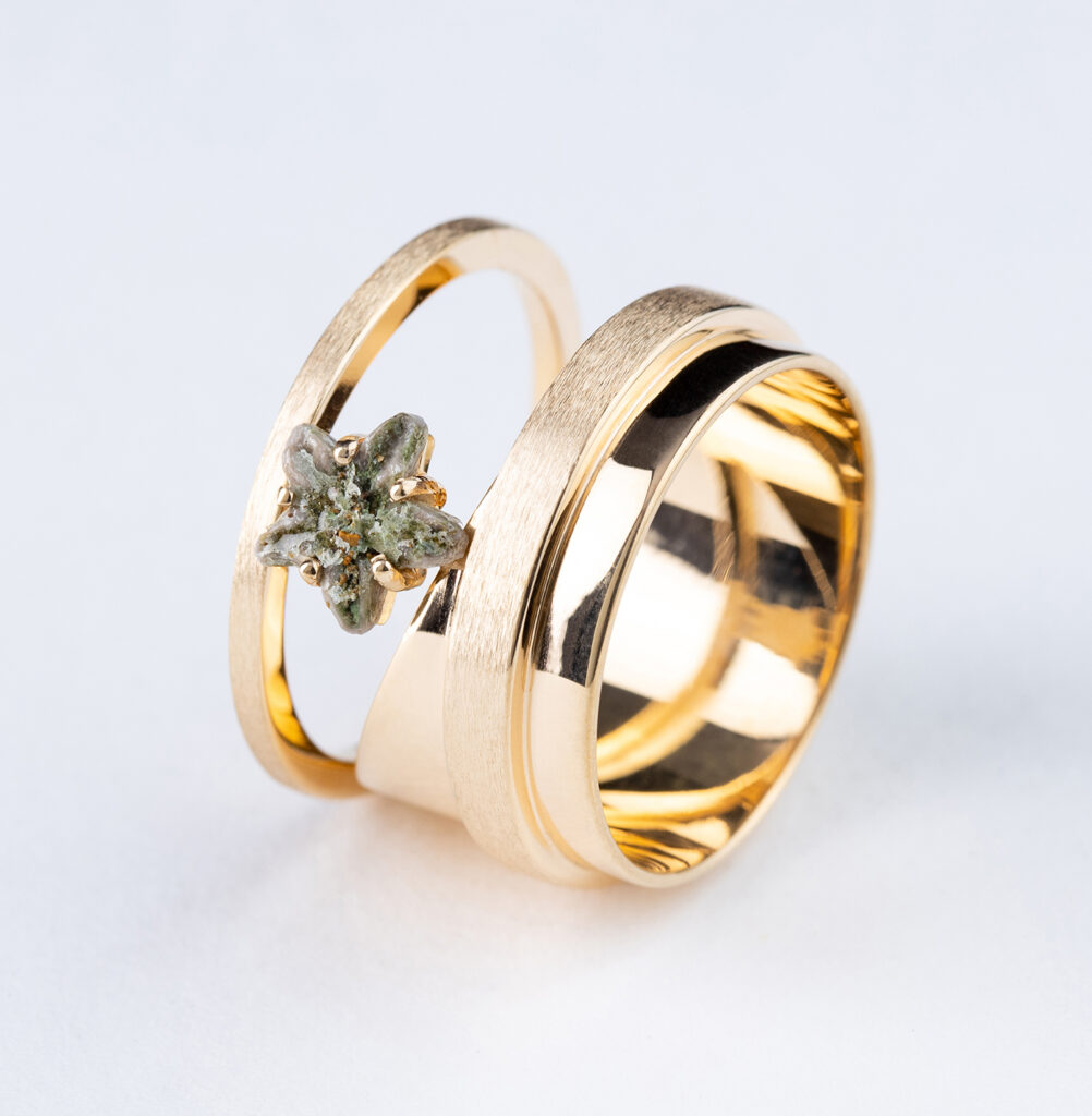 Astghashen - Atelier79 Bold Star Fossil Signature Ring