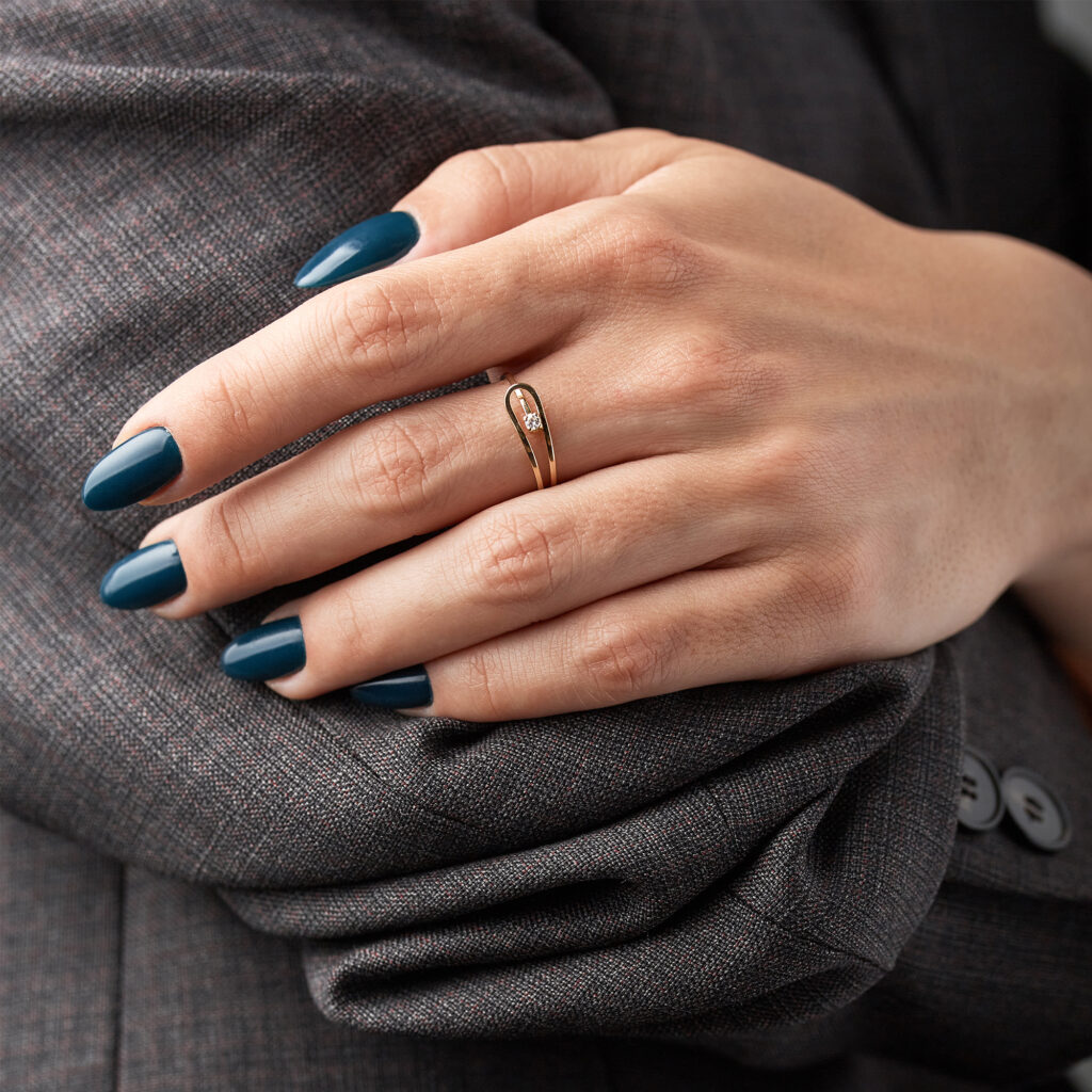 The Original - Atelier79 Signature Diamond Hug Gold Ring